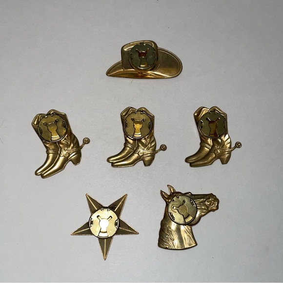Jewelry | Vintage Metal Western Pins | Poshmark